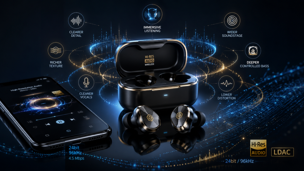 High Resolution Earbuds Explained: LDAC & Lossless Sound - EarsBud